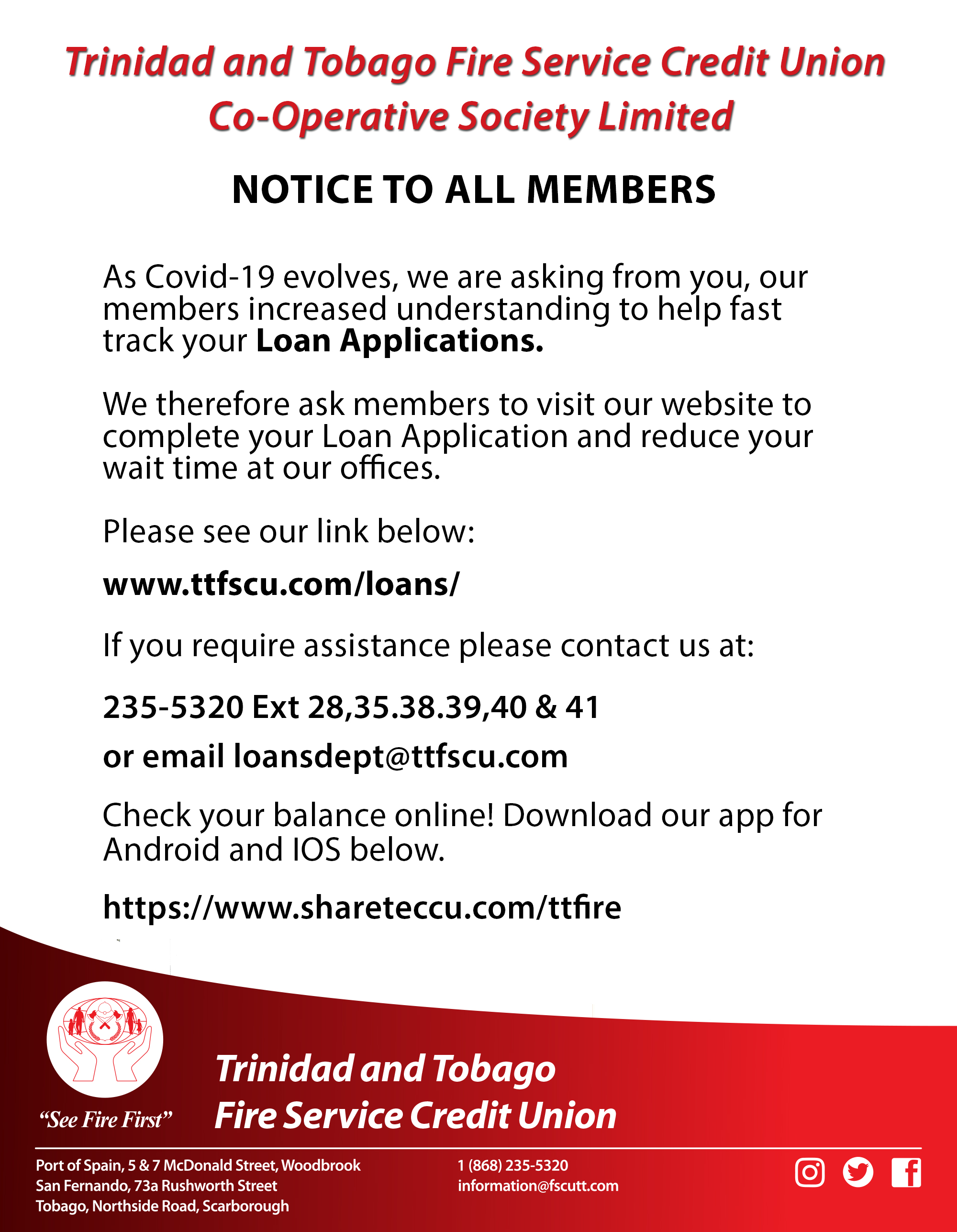 You can now apply and submit your loan applications ONLINE - Trinidad ...